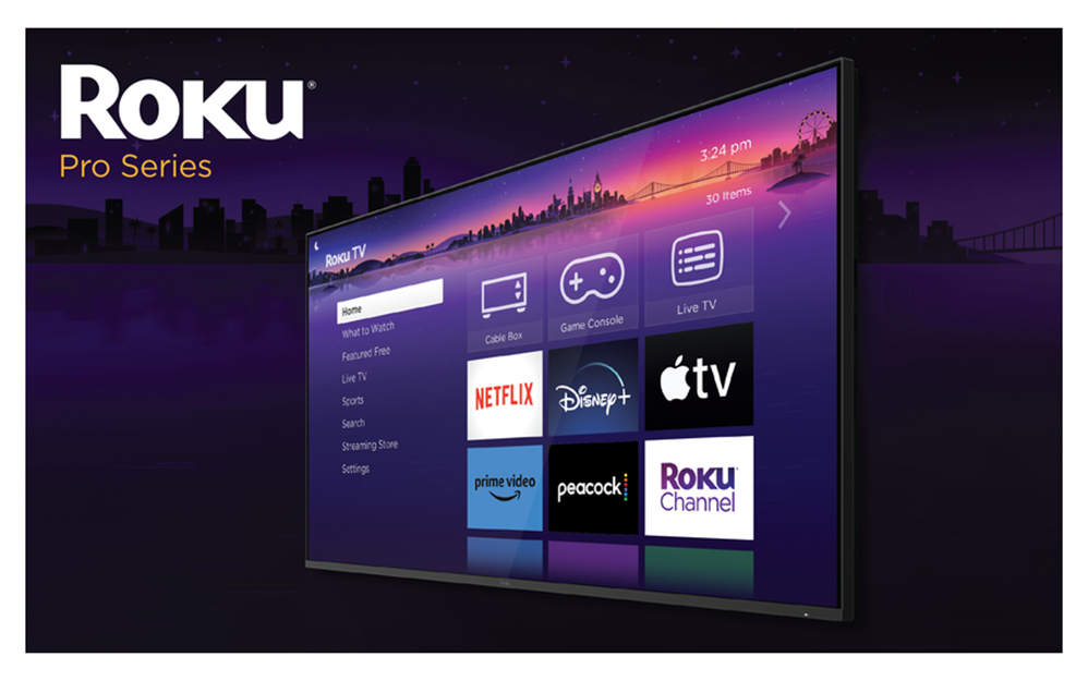Roku is expanding its display offerings with the Roku Pro series