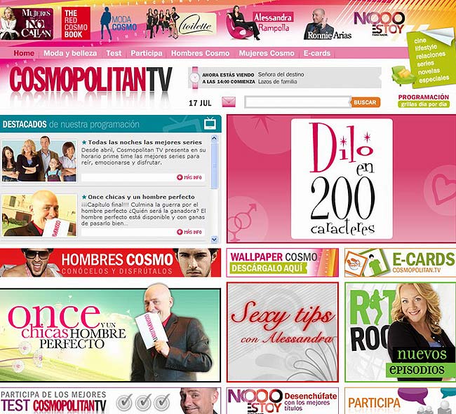 Max Goldenberg de Pramer: Cosmopolitan TV renueva su web y lanza ...