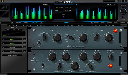 Antelope Audio estrenó cuatro ecualizadores para su interfaz Orion32+ Thunderbolt - PRODU